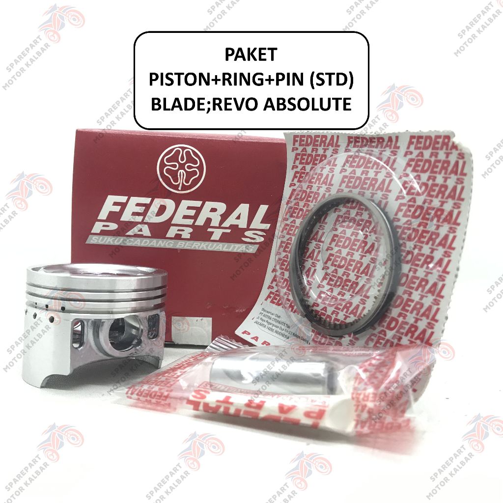 Jual Piston Kit / Paket Piston motor HONDA BLADE / REVO ABSOLUTE merek ...
