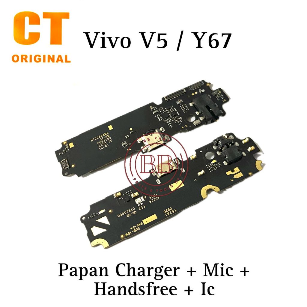 Jual Original CT Ada IC - Papan PCB Konektor Charger MIC Handsfee Vivo V5 / Y67 / 1601 / Y67L ...