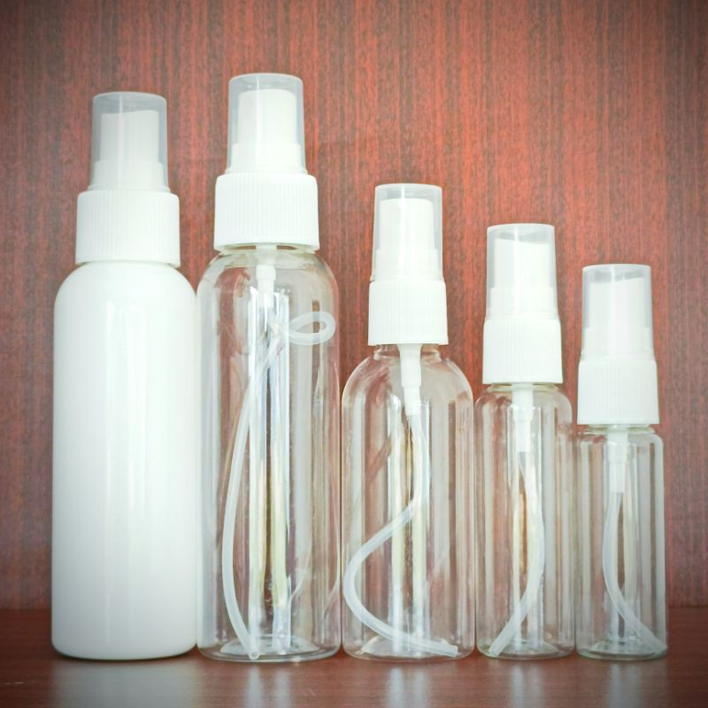 Jual Botol Spray Putih Bening Satuan 30ml 60ml 100ml 250ml | Shopee ...