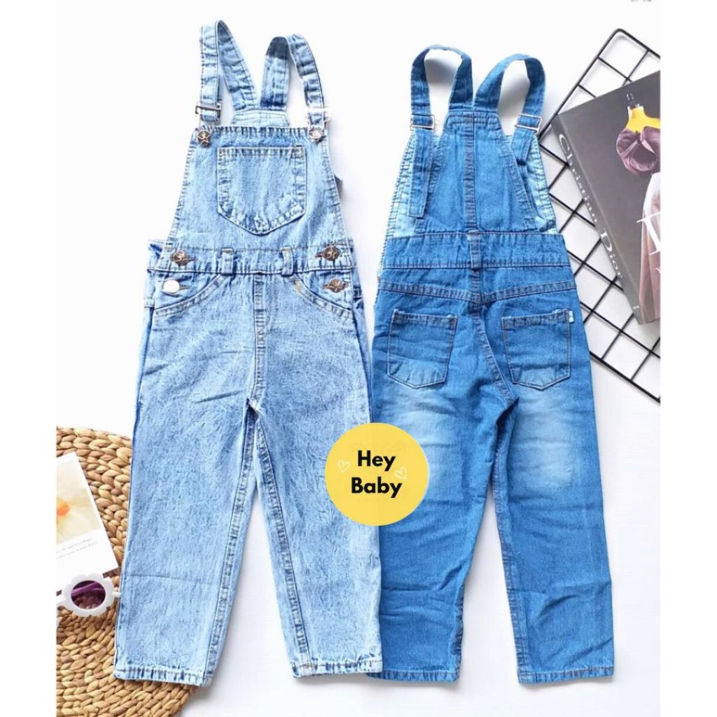 Jual PROMO 5.5 heybaby OVERAL JEANS / OVERAL CELANA PANJANG ANAK / BAJU ...