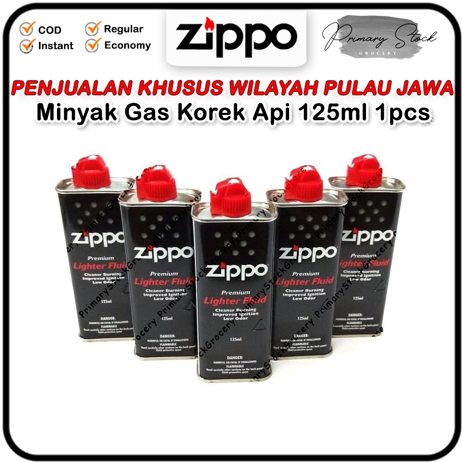 Jual Minyak Zippo Original 125ml Korek Kecil Lighter Fluid USA Instant ...