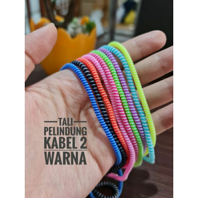 Jual CABLE PROTECTOR / TALI PELINDUNG KABEL 2 WRN | Shopee Indonesia