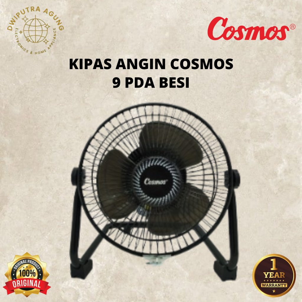 Jual KIPAS ANGIN COSMOS KECIL MINI / DESK FAN 9 INCH FULL BESI 9 PDA / 9PDA / 9-PDA | Shopee ...