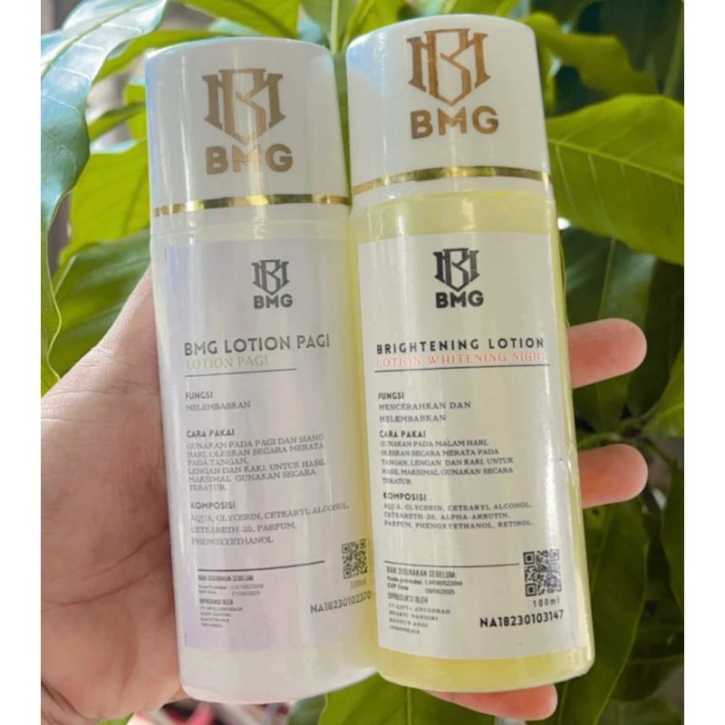 Jual HB LOTION WHITENING BMG NIGHT LOTION dan DAY LOTION (sepaket siang ...
