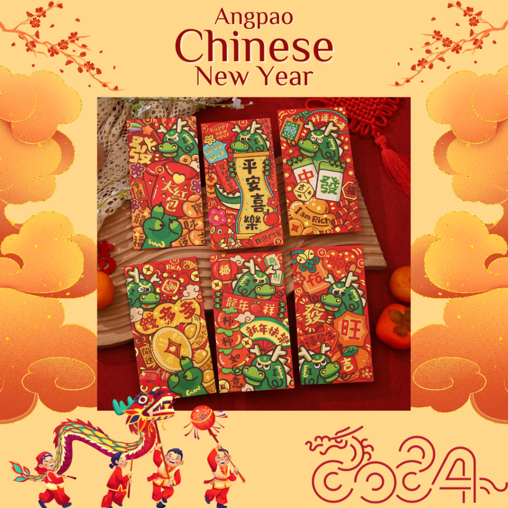 Jual Angpao Imlek Besar/ Amplop Imlek 2024 Dragon Year | Shopee Indonesia
