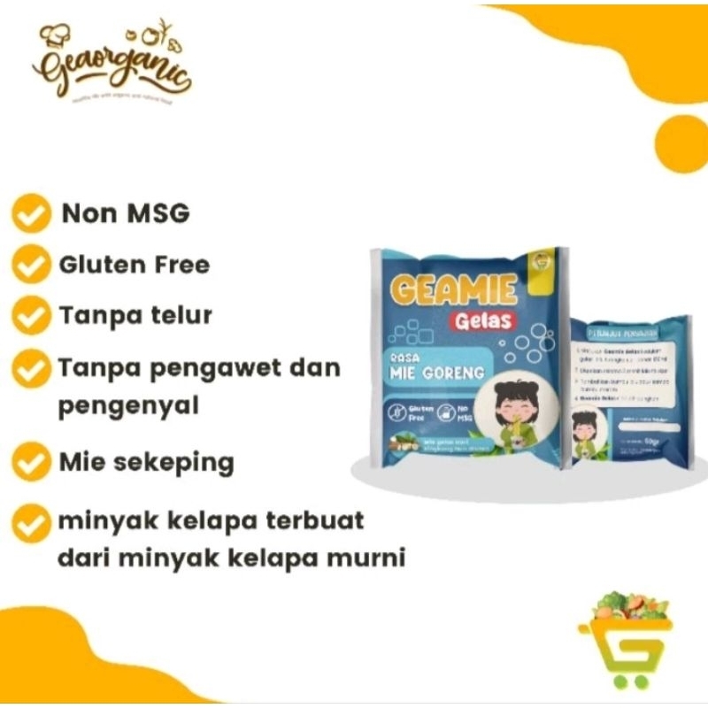 Jual Mie Gelas Geamie Mini Goreng Special Gluten Free dan Non MSG ...
