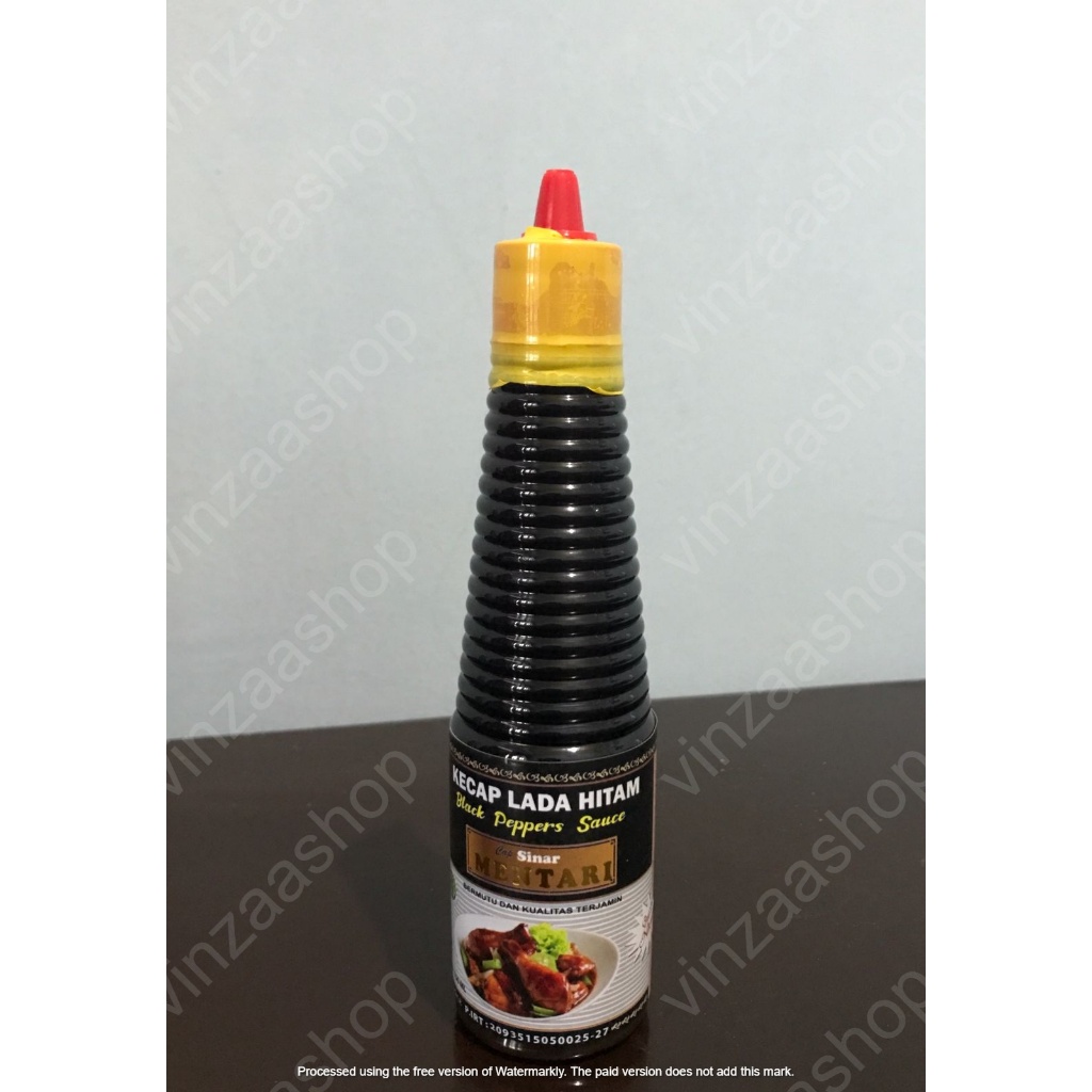 Jual Kecap Lada Hitam Cap Sinar Mentari HALAL 150mL | Shopee Indonesia