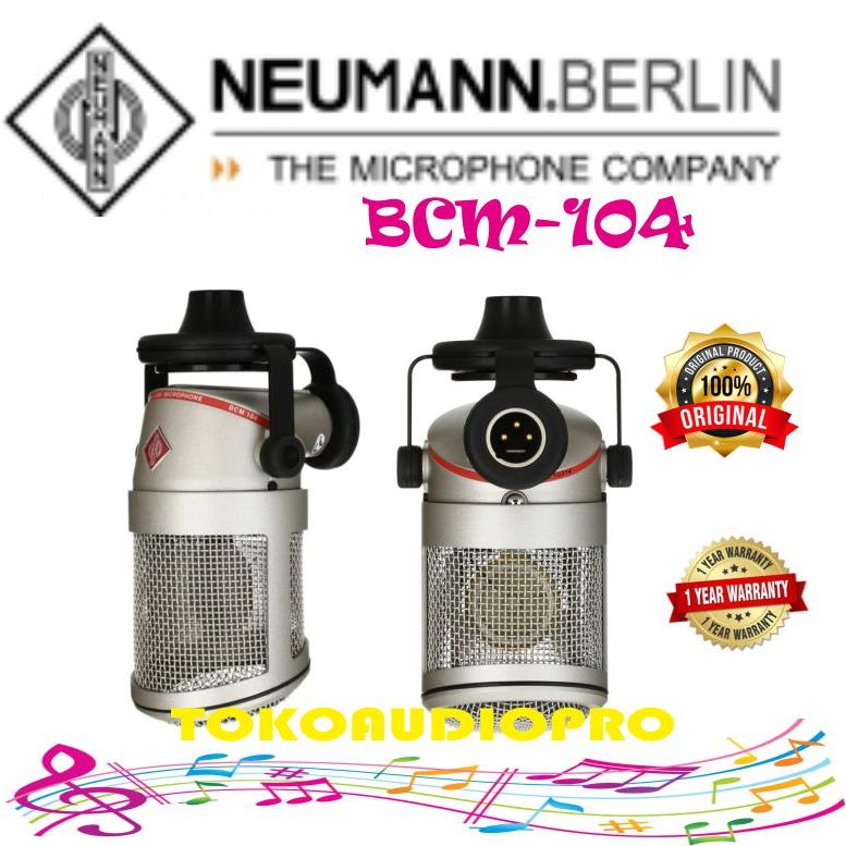 Jual Neumann BCM104 Cardioid Broadcast Microphone Neumann BCM 104 ...