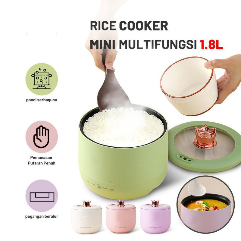 Jual RICE COOKER MINI 1.8L ALAT MASAK NASI 450WATT PANCI LISTRIK ...