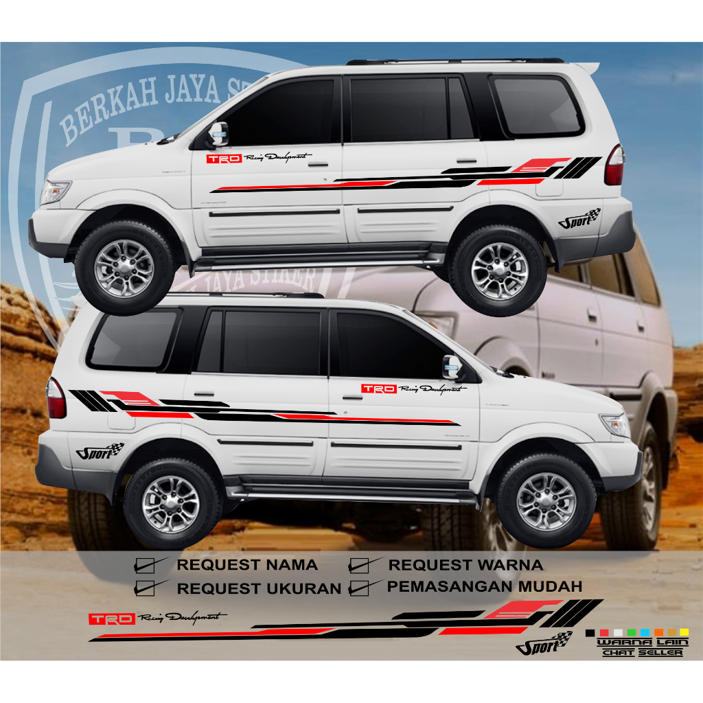 Jual STICKER MOBIL ISUZU PANTHER TOURING STICKER PANTHER TOURING STIKER ...