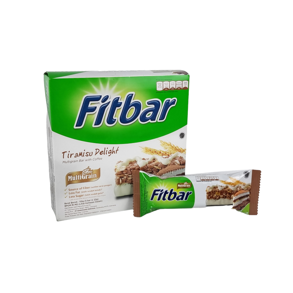 Jual Fitbar BOX Multigrain Sereal Bar - Netto 22gr x 5 pcs | Shopee ...