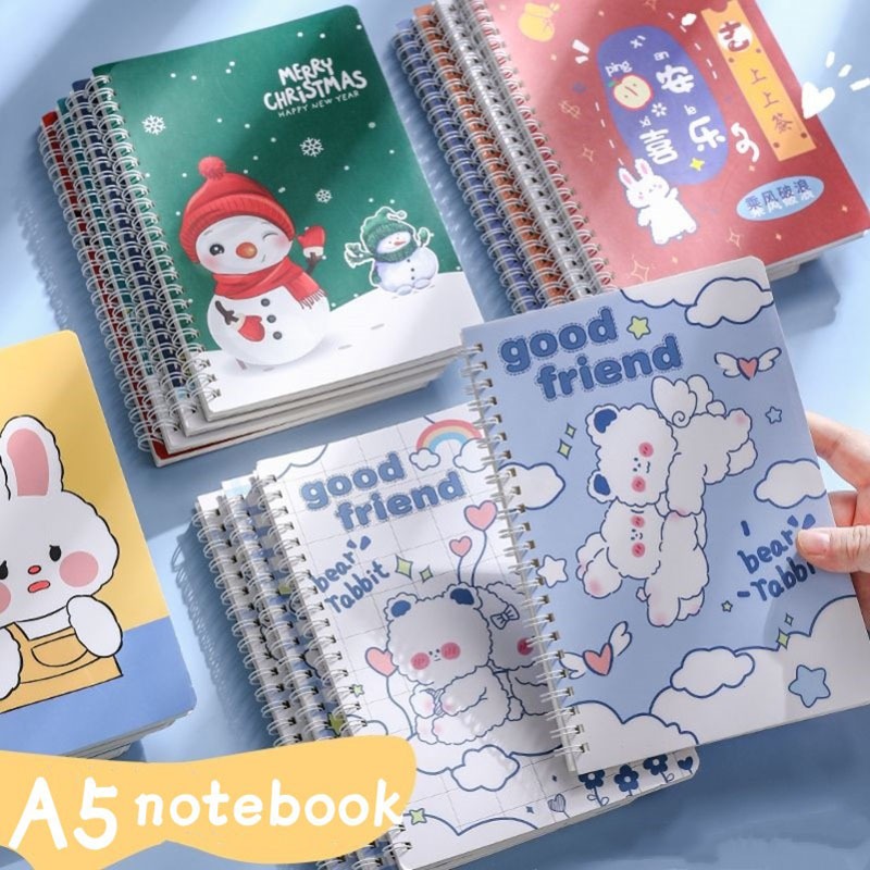 Jual Buku Tulis A5 /Notebook A5/buku gulungan A5/Buku Tulis Sekolah isi ...