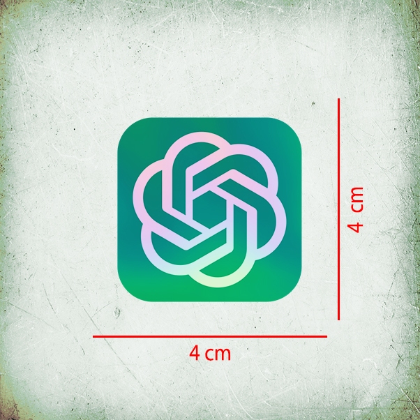 Jual STICKER HOLOGRAM LOGO CHAT GPT (CHATGPT) | Shopee Indonesia