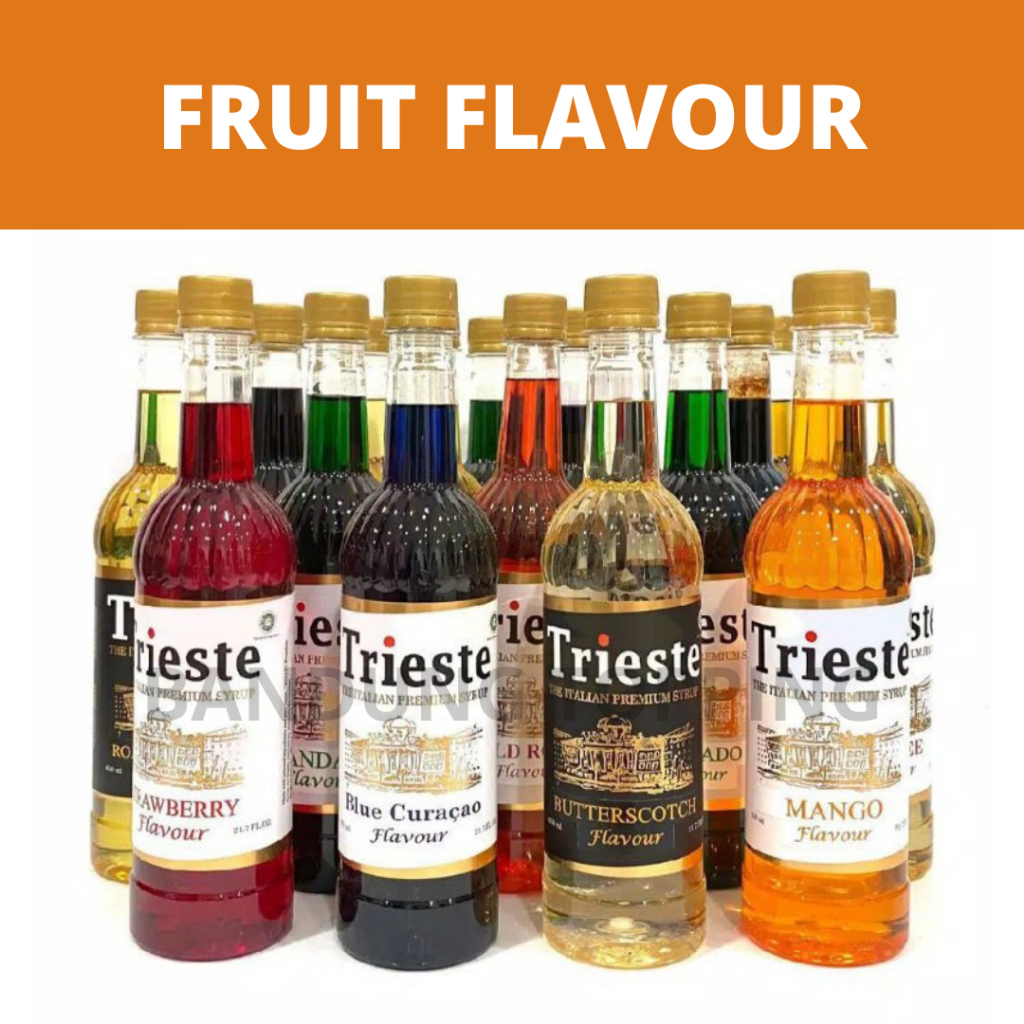Jual Trieste Syrup 650ml "FRUIT FLAVOUR" | Shopee Indonesia