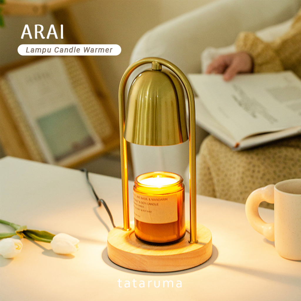 Jual TATARUMA Arai Gold - Lampu Aromaterapi Candle Warmer Lebur Lilin ...