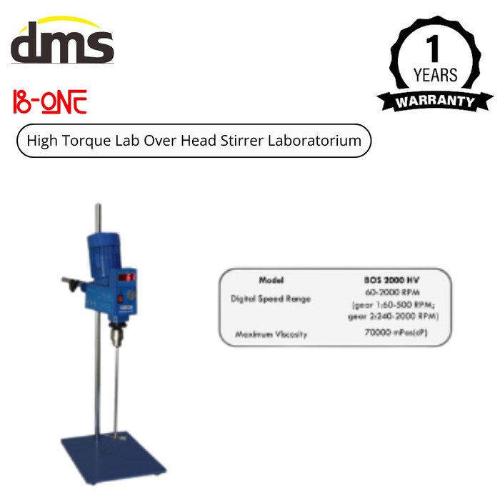 Jual High Torque Lab Over Head Stirrer Laboratorium B-One | Shopee ...