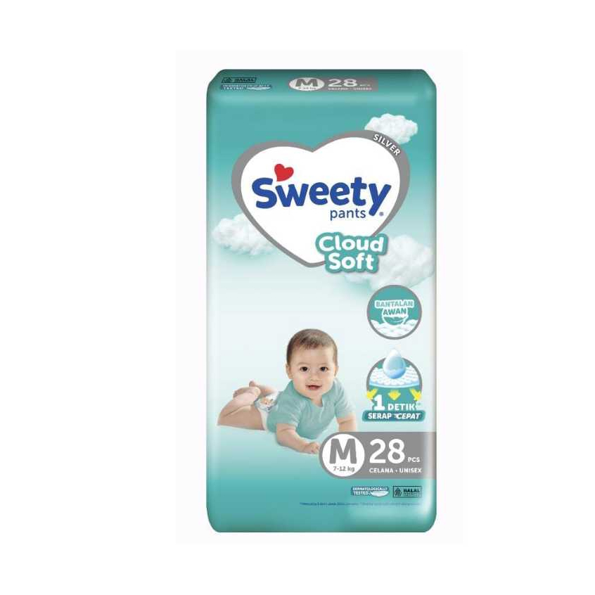Jual Sweety Silver Pants Cloud Soft M28 | Shopee Indonesia