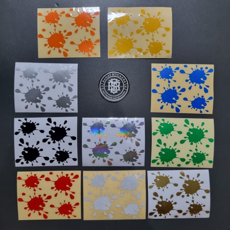 Jual Stiker BERCAK Sticker CROT Isi 4 cutting | Shopee Indonesia