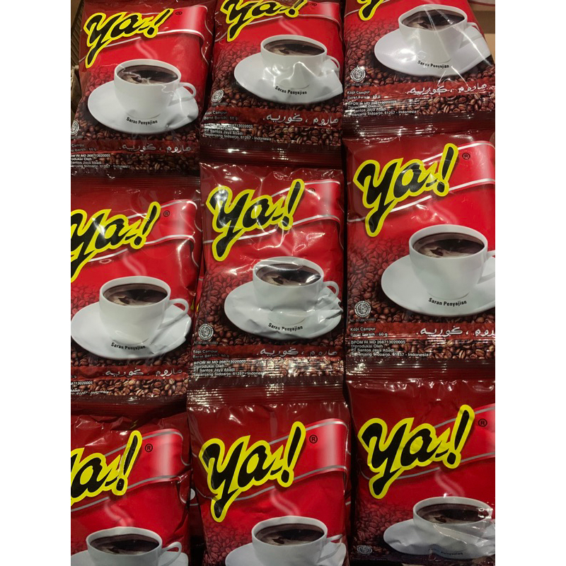 Jual KOPI YA RENCENG ISI 10 SACHET KEMASAN 60gr PERSACHET | Shopee ...