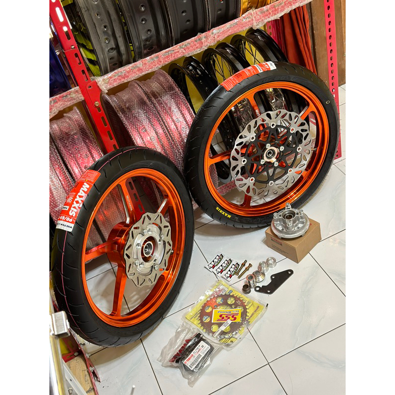 Jual WHEELSET, VELG, VELG MUTAKIN, WHEELSET ENKEI 525, PNP CRF, KLX ...
