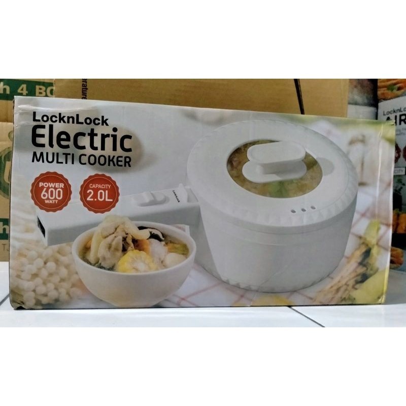 Jual LocknLock Electric Multi Cooker Putih | Shopee Indonesia