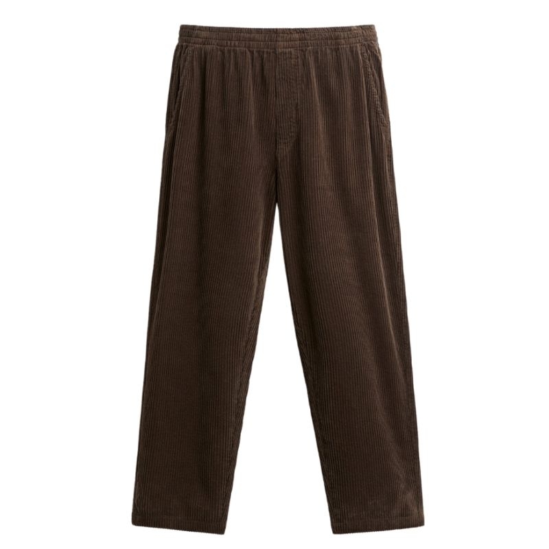 Jual Sai - Vacation Dark Brown Long pants Corduroy Baggy Loose Fit ...