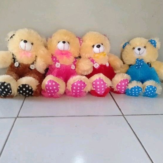 Jual Boneka Tedi bear ROMPI 40 cm | Shopee Indonesia