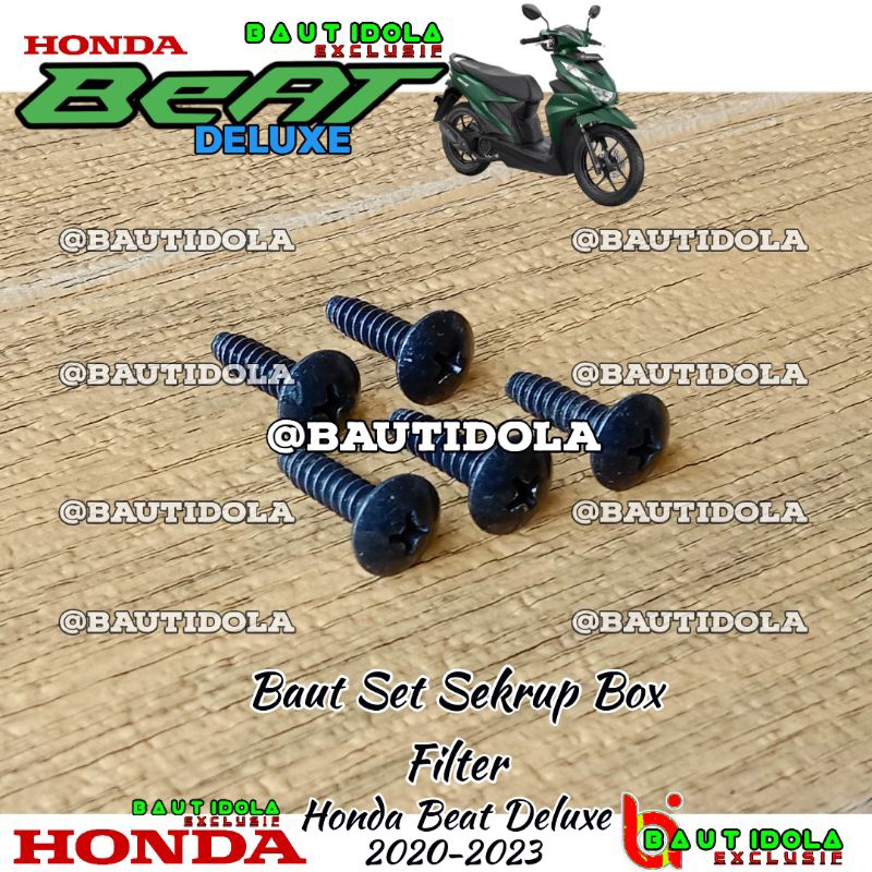 Jual Baut Set Sekrup Box Filter Udara Honda Beat Deluxe 2020-2023 ...