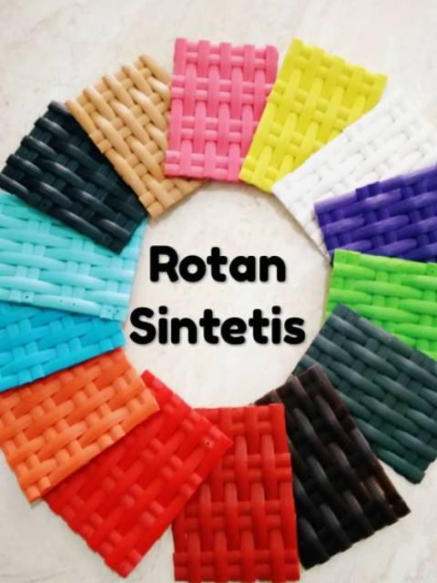 Jual Tali Rotan Plastik Tali Rotan Sintetic Anyaman Per 100 Meter ...