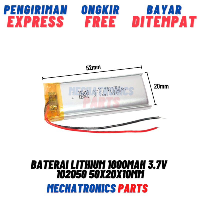 Jual Baterai Lithium 3.7V Batre Polymer Li-on Mini DIY MP3 TWS Earphone ...