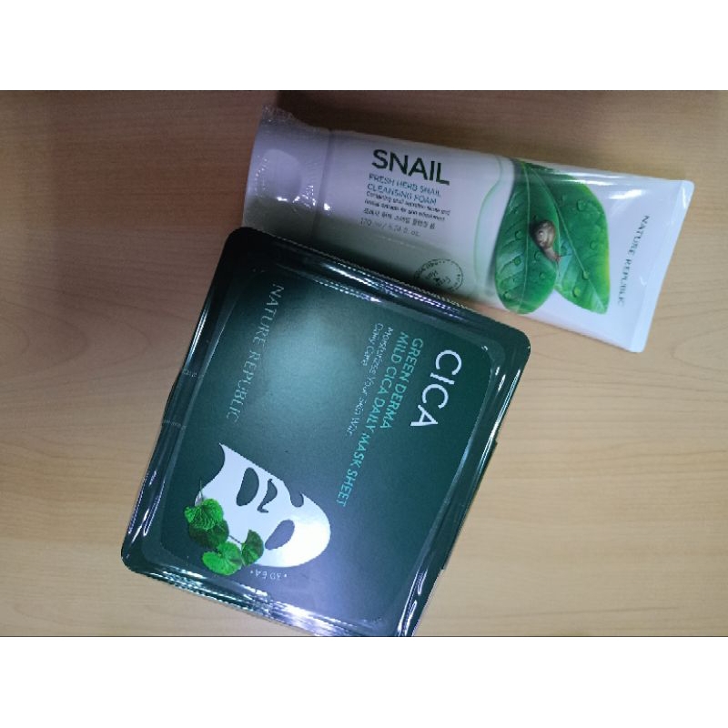 Jual [ORIGINAL KOREA] NATURE REPUBLIC CICA MASK 30sheets | Shopee Indonesia