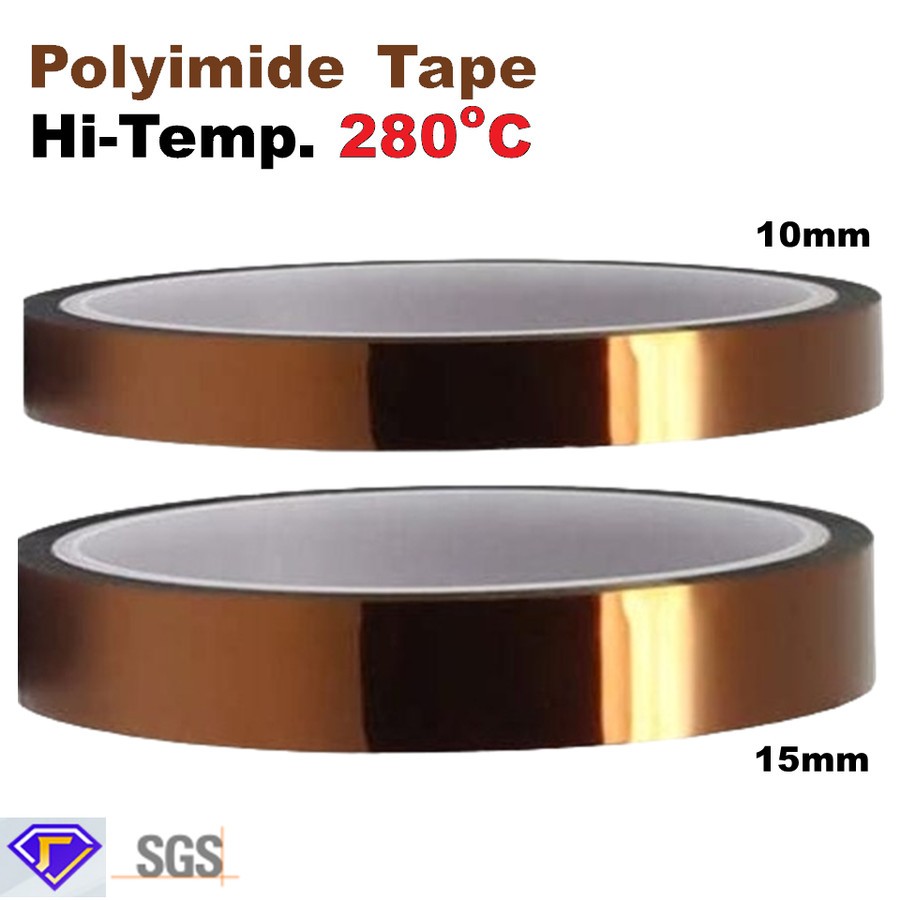 Jual Kapton Tape Isolasi/Insulator/Isolator/Selotip/Lakban Tahan/Anti ...