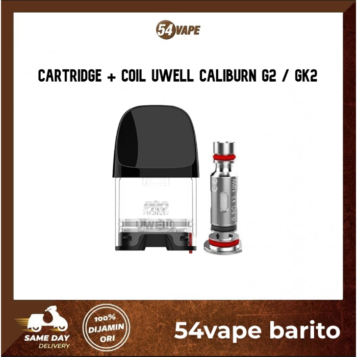 Jual Cartridge + Coil Uwell Caliburn G2 / GK2 / GZ2 2ml | Shopee Indonesia