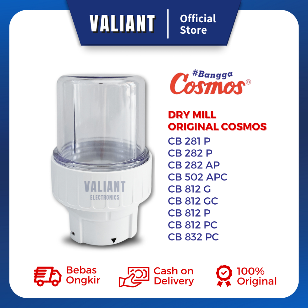 Jual Cosmos Dry Mill / Set Bumbu Kering / Gelas dan Mounting Tipe CB ...