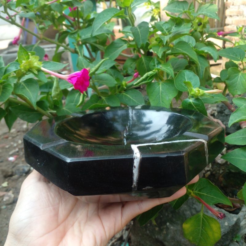 Jual Batu black opal sempur asbak|| blak oval sempur asbak kode A1 ...