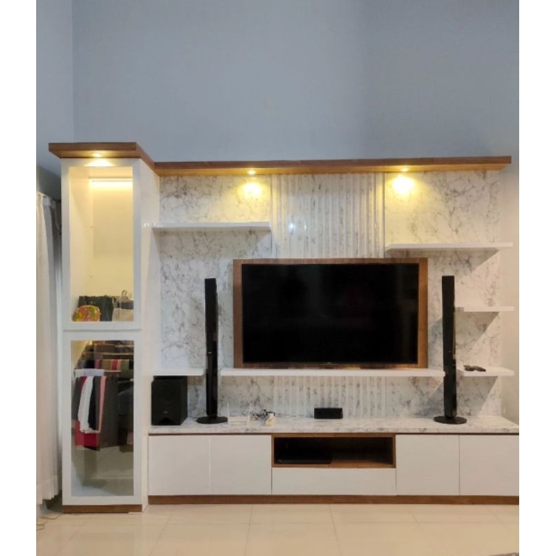 Jual backdrop tv HPL partisi Baca deskripsi terlebih dahulu. harga per ...