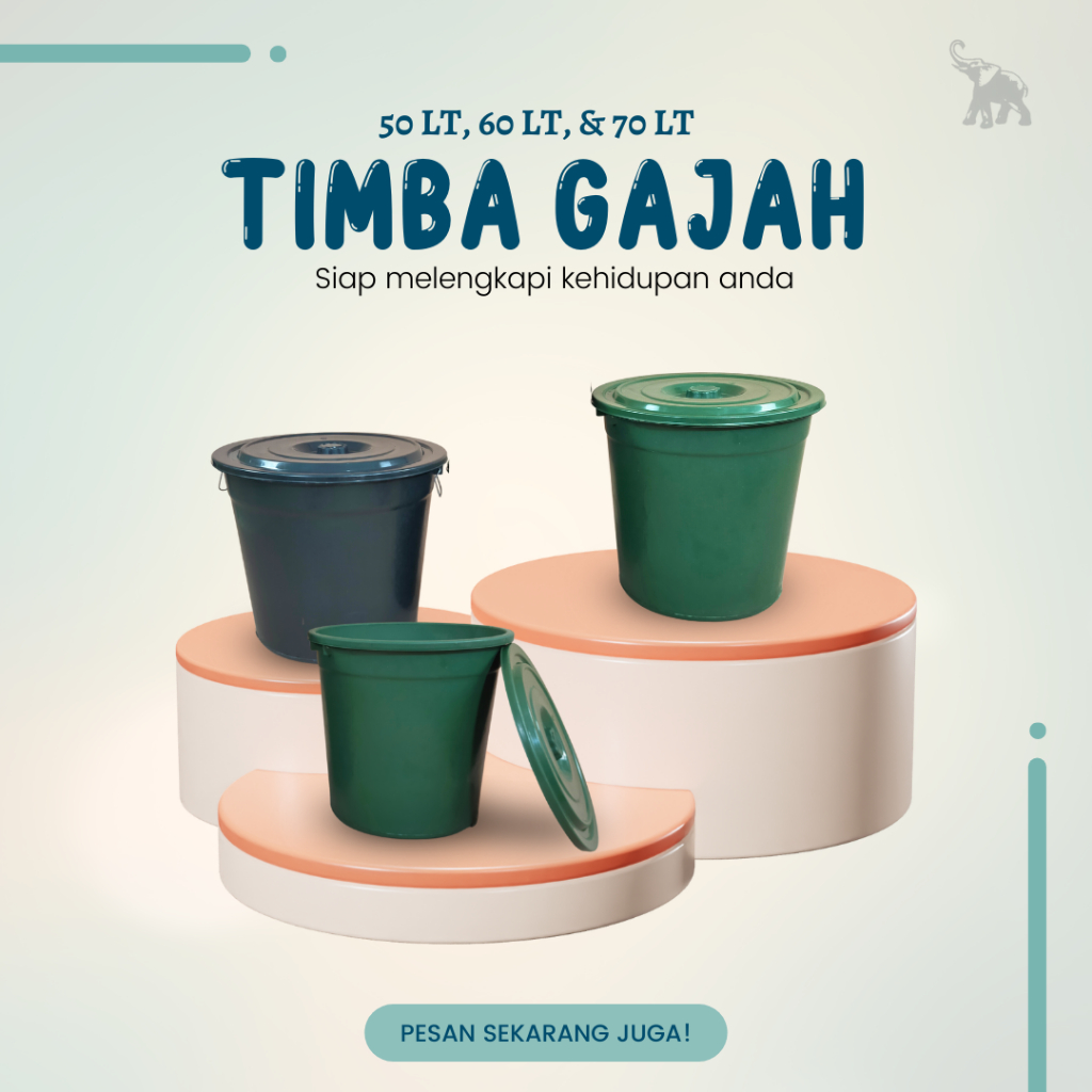 Jual TIMBA GALON 70 LITER / WADAH AIR KAMAR MANDI | Shopee Indonesia