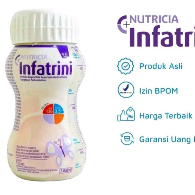 Jual Infatrini Cair 125 ML | Nutrigizi dan Formulasi Lengkap Untuk ...