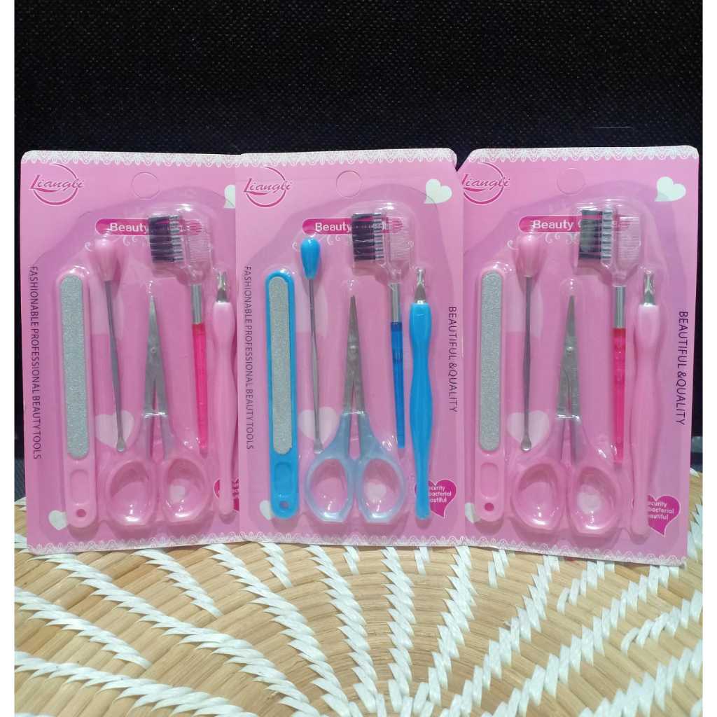 Jual SET 5 in 1 Medicure pedicure/ Alat Mani Padi/ Alat Potong Kuku ...