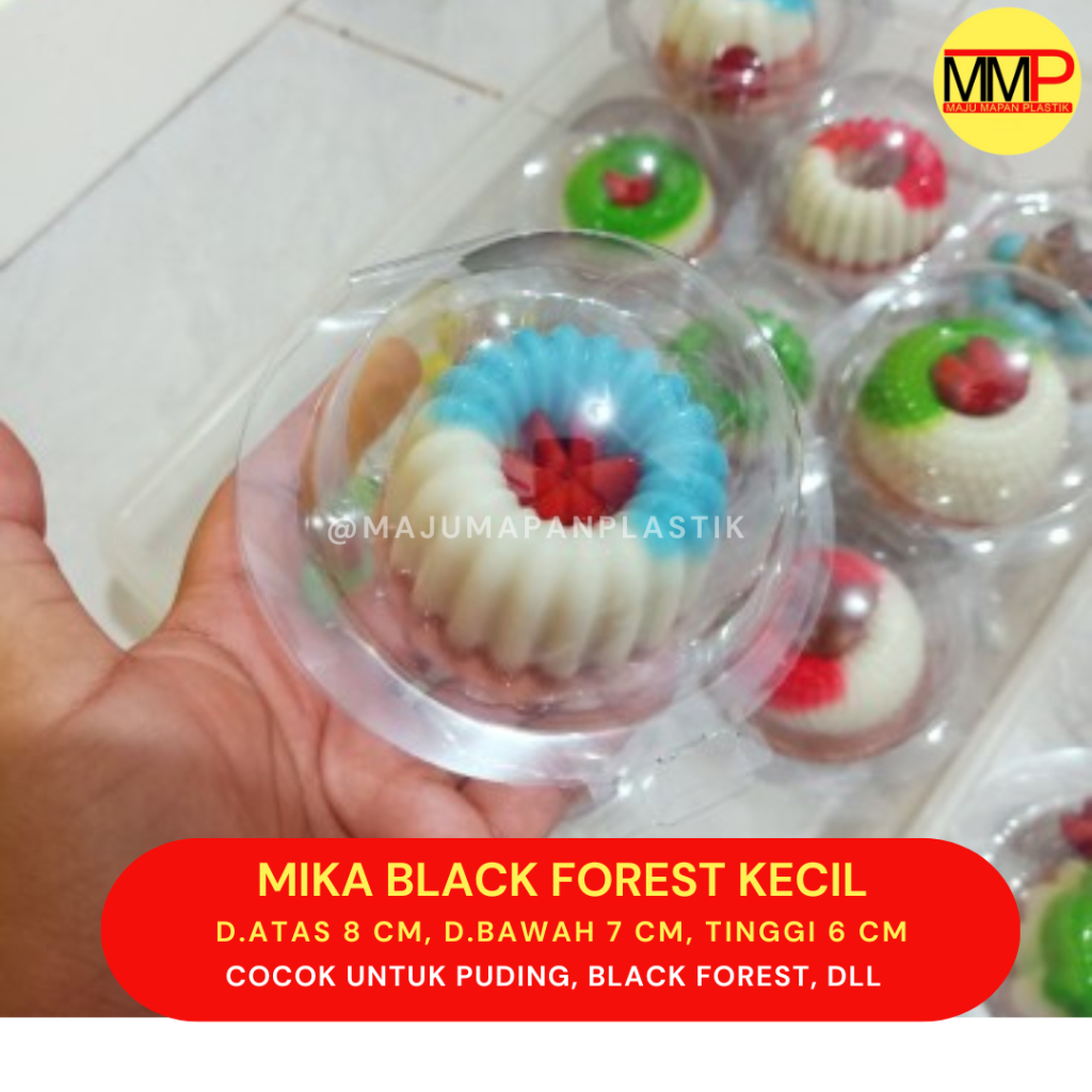 Jual Mika Cake Black Forest Kecil / Mika Tart Mini Blackforest / Puding ...