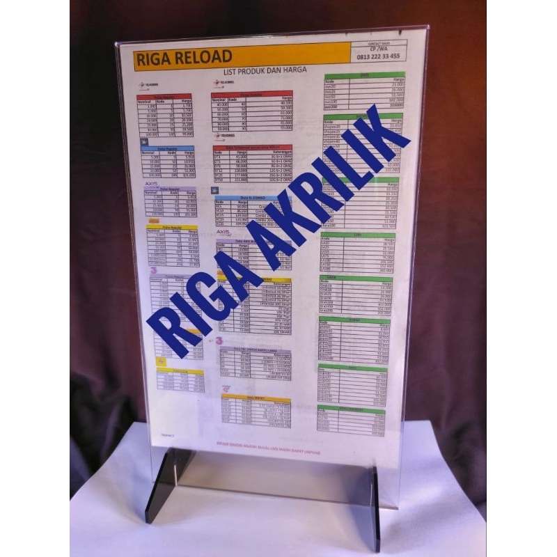 Jual ten card / papan promo ukuran f4 | Shopee Indonesia