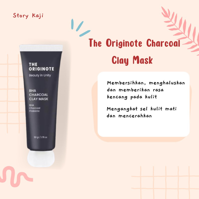 Jual The Originote BHA Charcoal Clay Mask | Shopee Indonesia