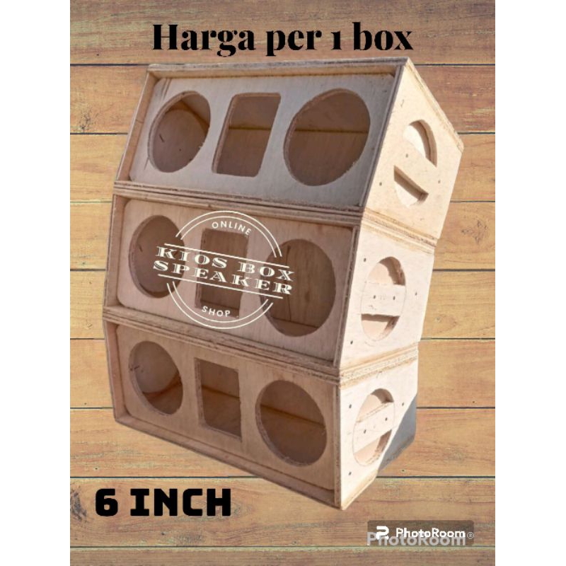 Jual BOX SPEAKER LINE ARRAY 6 INCH DOUBLE PLUS TWEETER TRIPLEK 12 mm ...