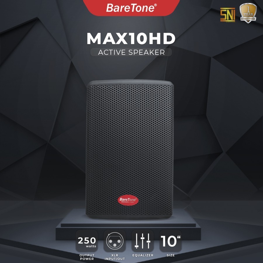 Jual Speaker Aktif BARETONE MAX 10HD MAX 10 HD MAX10 HD ORIGINAL 1 SET ...