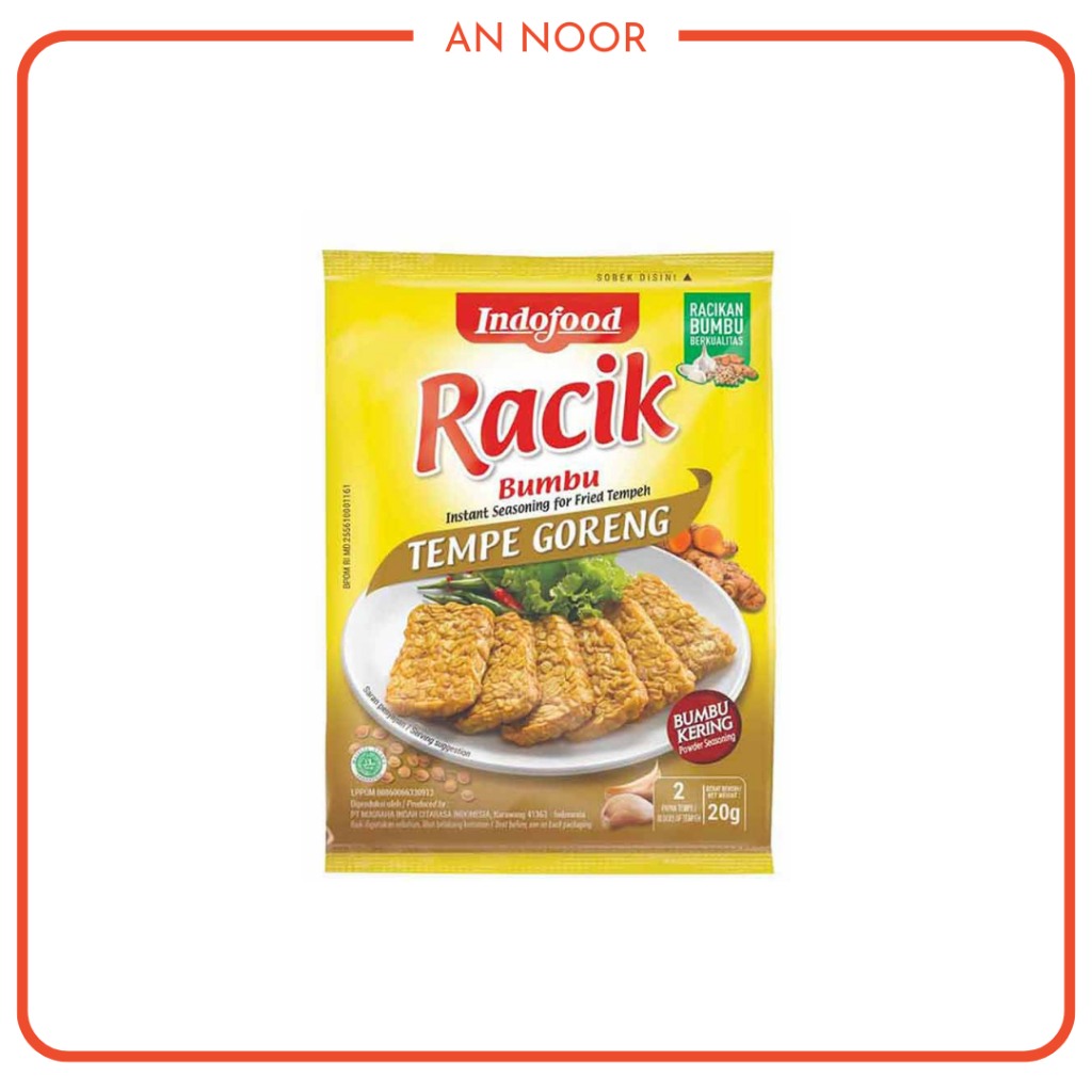 Jual INDOFOOD BUMBU RACIK TEMPE GORENG 20G | Shopee Indonesia