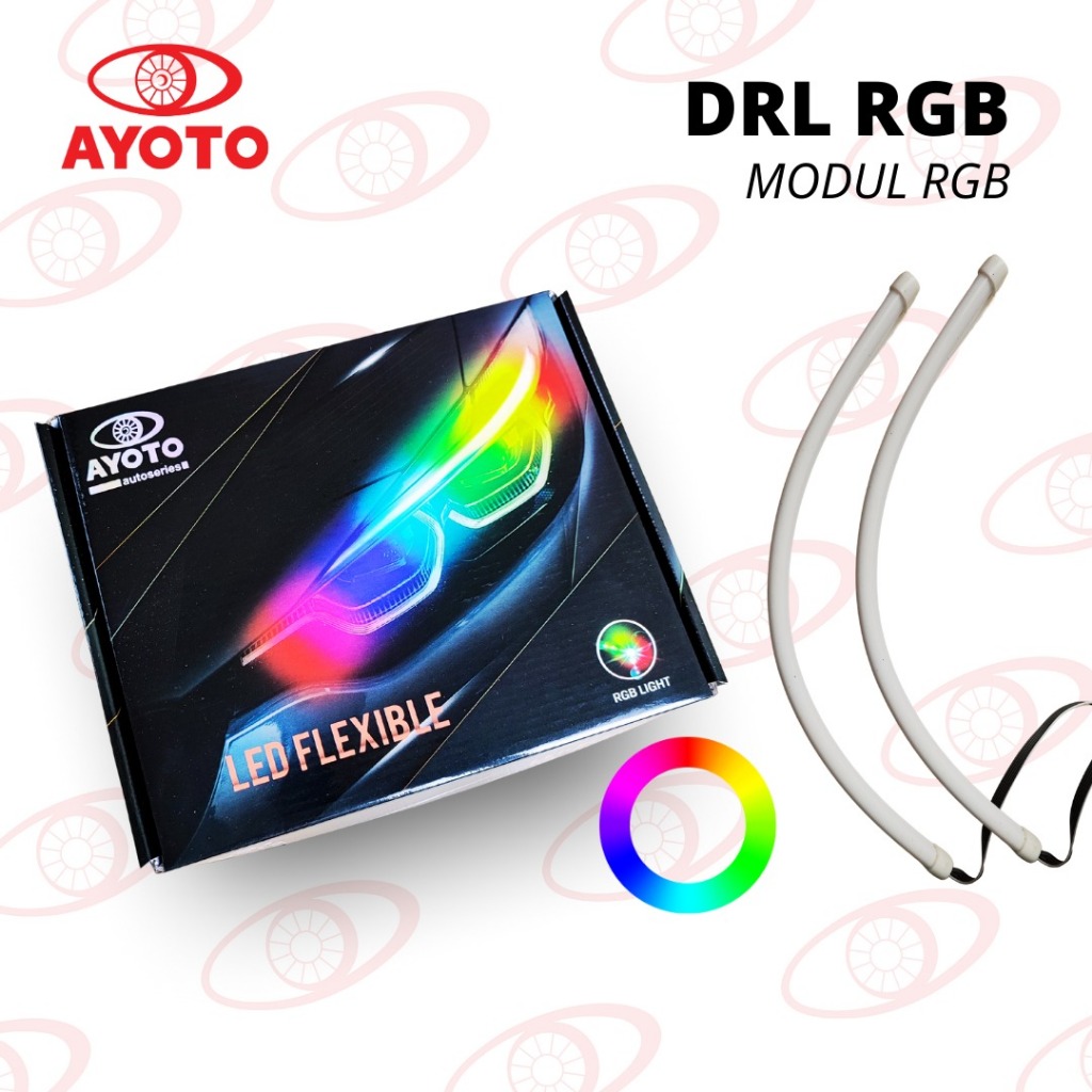 Jual (2 PCS) DRL ALIS RGB PREMIUM AYOTO 30&60CM APP BLUETOOTH WELCOME ...
