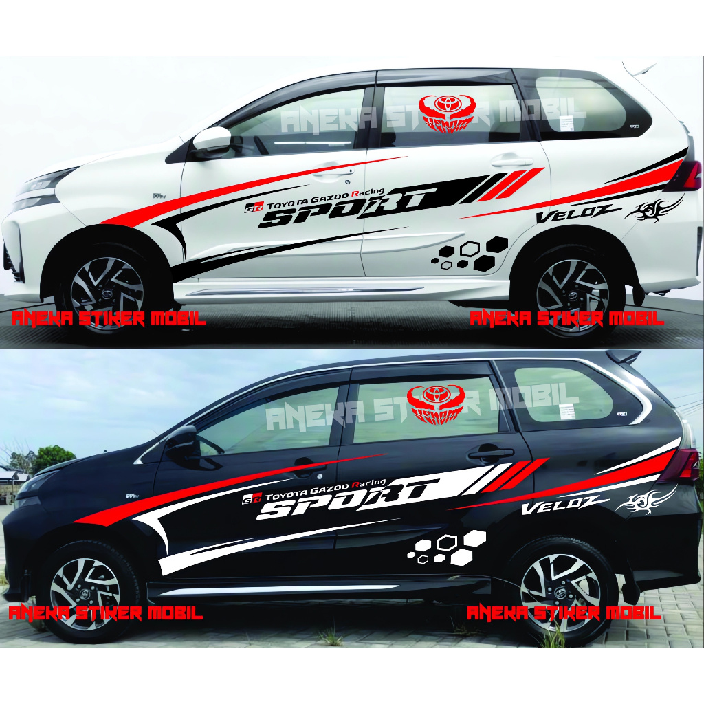 Jual Stiker Mobil Avanza Veloz Model Sport | Shopee Indonesia