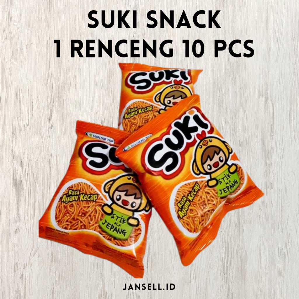 Jual Suki Snack | Suki Mie | 1 Renceng 10 Pcs | Shopee Indonesia