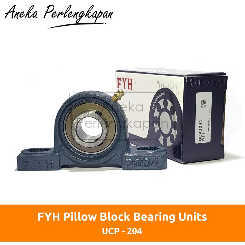 Jual Pillow Block Bearing Unit UCP 204 - As 20mm FYH Japan | Shopee Indonesia