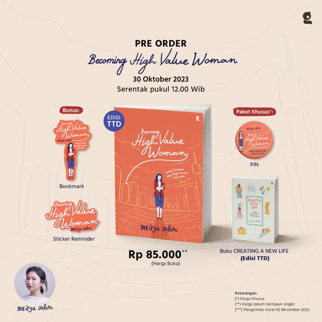 Jual Buku Becoming High Value Woman Karya Meisya Sallwa - Gagasmedia | Shopee Indonesia